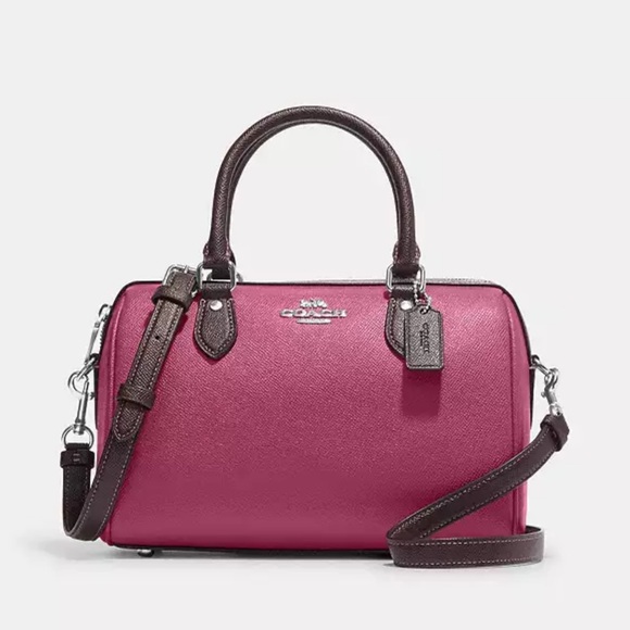 Coach | Bags | Coach Rowan Satchel Crossbody Bag In Color Block Light ...